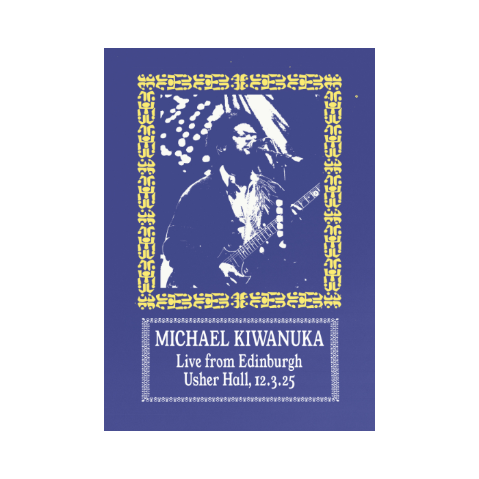 Edinburgh Signed Poster - Michael Kiwanuka
